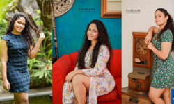 Sandani Fernando Hot Bike Photoshoot